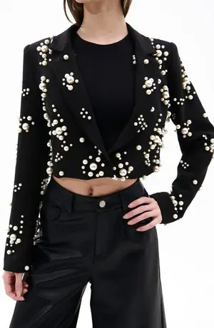 Azalea Wang Notched Lapel Blazers For Women