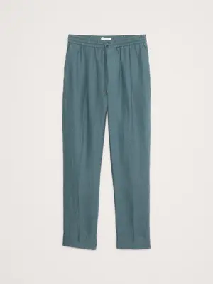 Banana Republic Straight Linen Pull-on Pant