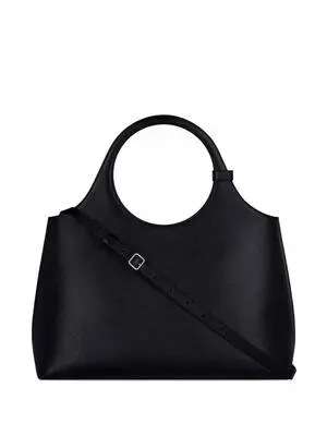 COURREGES Holy Day Leather Shoulder Bag - Black
