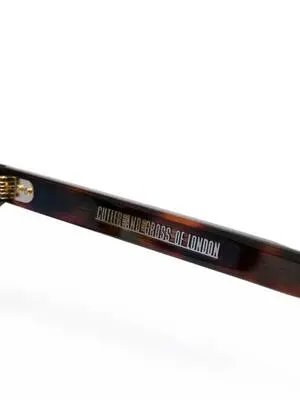 CUTLER & GROSS Tortoiseshell Pilot Frame Sunglasses