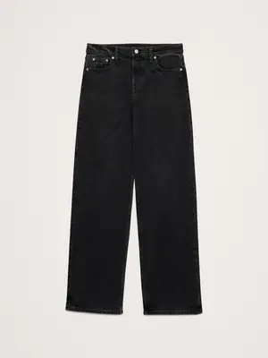 Banana Republic Mid-rise 90s Loose Jean - Washed Black