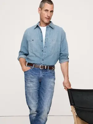 Banana Republic Relaxed-fit Denim Shirt