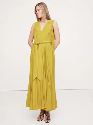 knee length dresses for ladies Eternal Sun Keyhole Bust Maxi Dress Mango