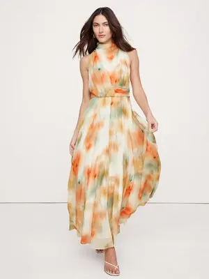 Banana Republic Chiffon Maxi Dress