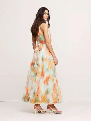 Banana Republic Chiffon Maxi Dress