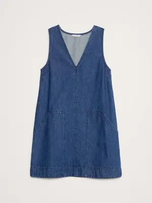 Banana Republic Denim Shift Dress - Dark Wash