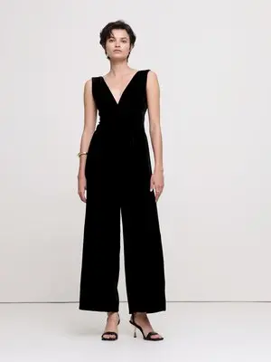 Banana Republic Velvet Jumpsuit