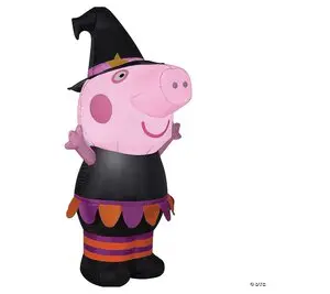 RC HOME DECOR 42' Peppa Pig Halloween Inflatabl E - One-color