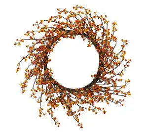 NEARLY NATURAL 24' Sweet Bitter Wreath