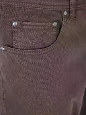 Jacob Cohen Logo-plaque Trousers
