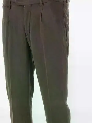 DEVORE INCIPIT Pleated Trousers - Brown