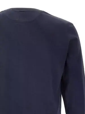 Eleventy Long-sleeve Crew-neck Sweater - Blue