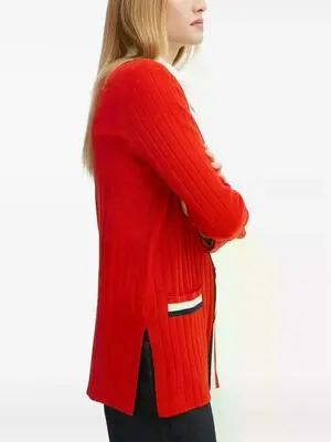 Luisa Spagnoli Ribbed-knit Button Cardigan