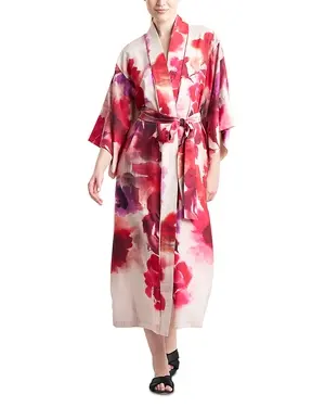 Natori Loren Long Robe - Red