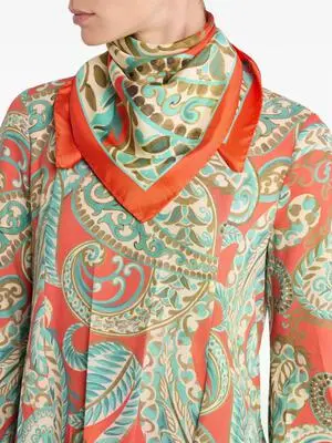 Etro Paisley Silk Scarf