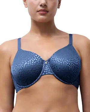 Chantelle Magique Seamless Unlined Minimizer Bra - Ceramic Blue