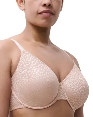 Chantelle Magique Seamless Unlined Minimizer Bra - Rose