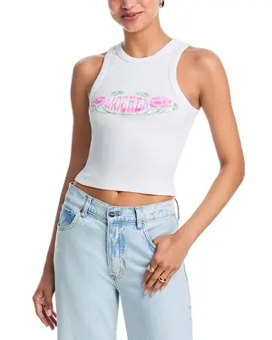 MOTHER The Chin Up Crop Tank