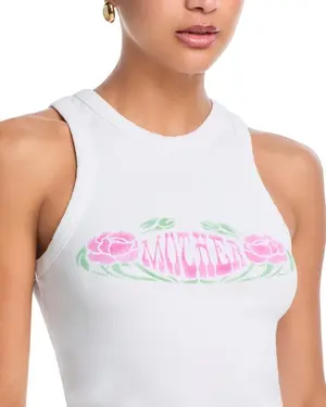 MOTHER The Chin Up Crop Tank