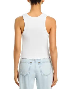 MOTHER The Chin Up Crop Tank