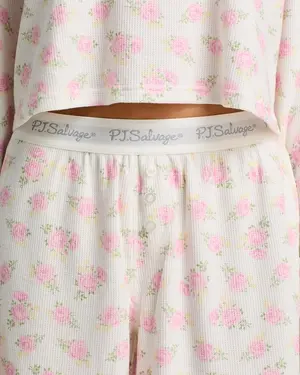 PJ Salvage Boyfriend Boxer Pj Set - Ivory