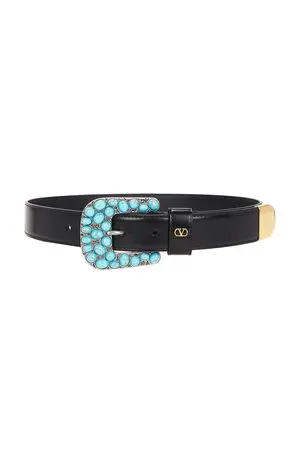 Valentino Garavani Vlogo Signature 30 Belt - Nero