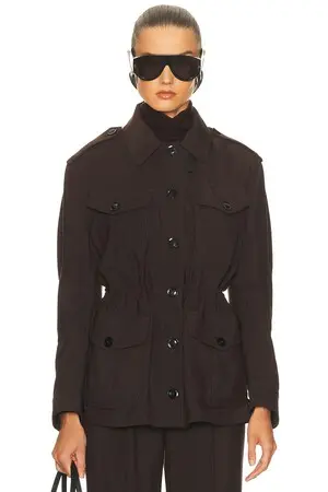 Women's Dark Brown Field Jackets