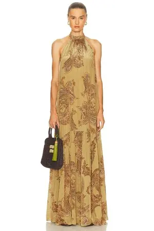 Hemant & Nandita Open Back Evening Dresses