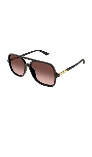 Chloé Aviator Sunglasses - Brown