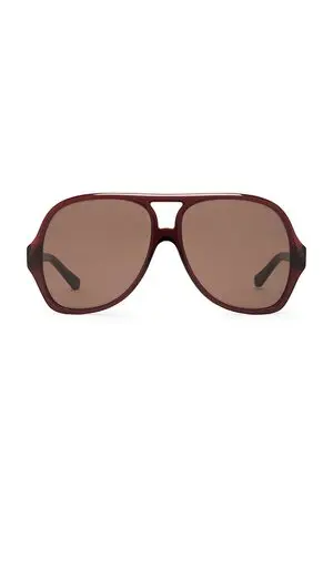 Chloé Aviator Sunglasses - Havana