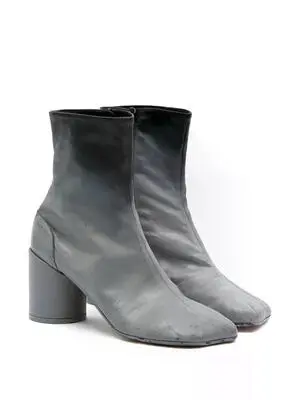 MAISON MARGIELA Leather Ankle Boots - Grey