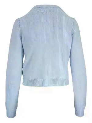 Khaite Everheart Button-front Cashmere Cardigan - Blue