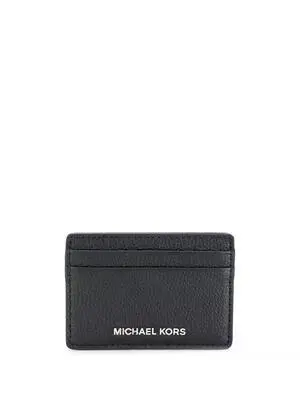 Michael Kors Logo Plaque Cardholder - Black