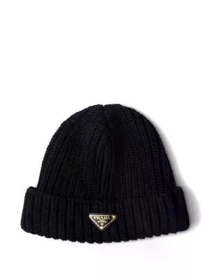 Prada Wool Beanie - Blue