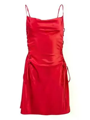 FLEUR DU MAL Ella Mini Dress - Red
