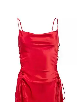 FLEUR DU MAL Ella Mini Dress - Red