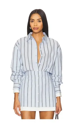 Line & Dot Leia Shirt - Blue Multi