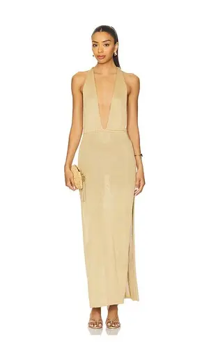 FLOOK THE LABEL Uma Knit Maxi Dress