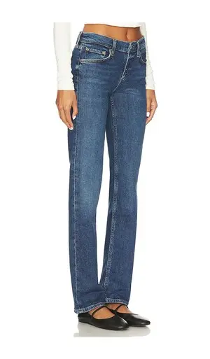 AGOLDE Low Rise Slim Jeans - Slick