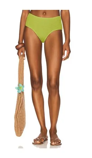 WeWoreWhat Low Rise Swim Short - Citron