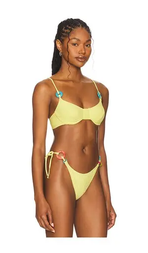 Yllw Maeve Charm Bikini Top