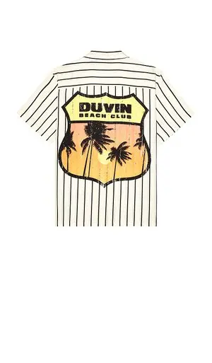 DUVIN DESIGN Highway Buttonup Shirt In Cream