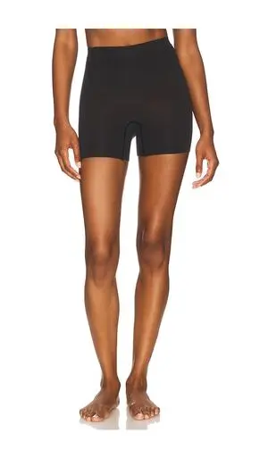 Spanx Seamless Power Shorty In Black - Very Black