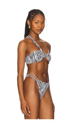 Lioness X Bondi Bikini Top - Zebra