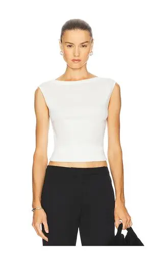 St. Agni Scoop Neck T-shirts For Women