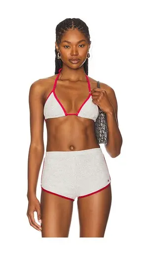 Miaou Kauai Bikini Top - Heather Grey