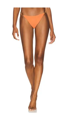 Luli Fama Ring Brazilian Bikini Bottom - Terracotta