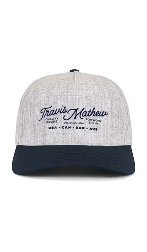 Travis Mathew Perfect Plan Cap - Heather Grey