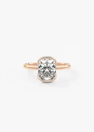 FRANK DARLING Elongated Cushion Cut Engagement Ring - Yellow Gold
