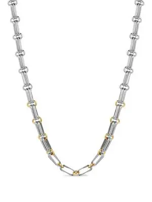 LUV AJ Two-tone Chain Necklace - Silver